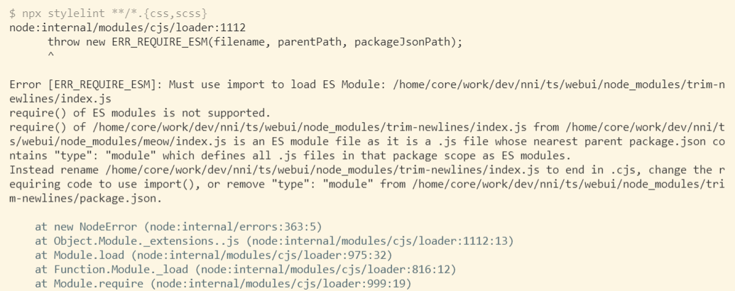 Esm Releated Bug · Issue 5998 · Stylelintstylelint · Github