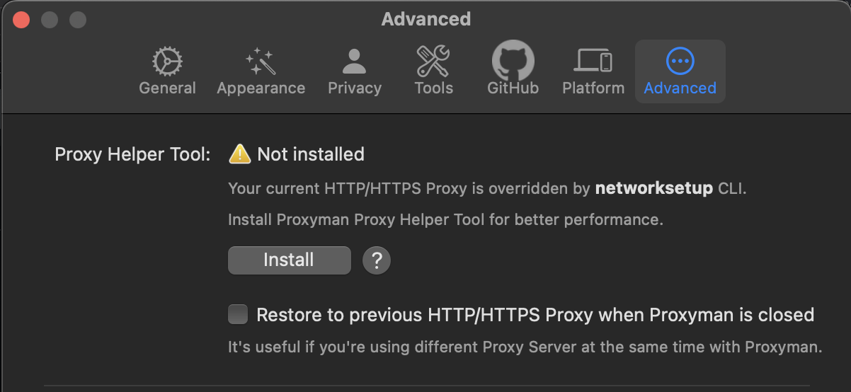 No Requests logged since updating · Issue #1834 · ProxymanApp/Proxyman · GitHub