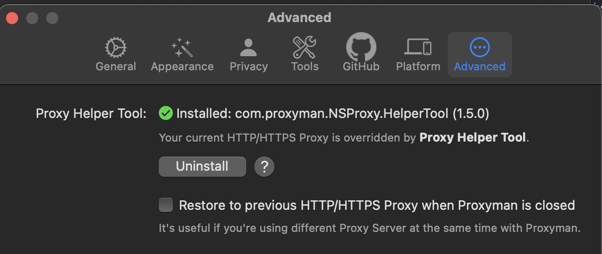 No Requests logged since updating · Issue #1834 · ProxymanApp/Proxyman · GitHub