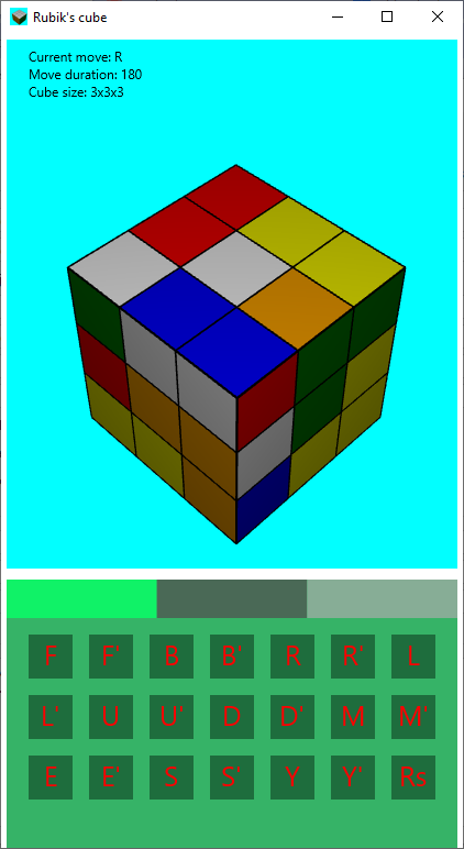 GitHub - OrangoMango/RubikCube: Rubik's cube made with javafx3D (Custom moves and solving ...