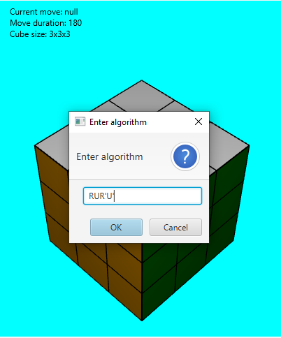 GitHub - OrangoMango/RubikCube: Rubik's cube made with javafx3D (Custom moves and solving ...