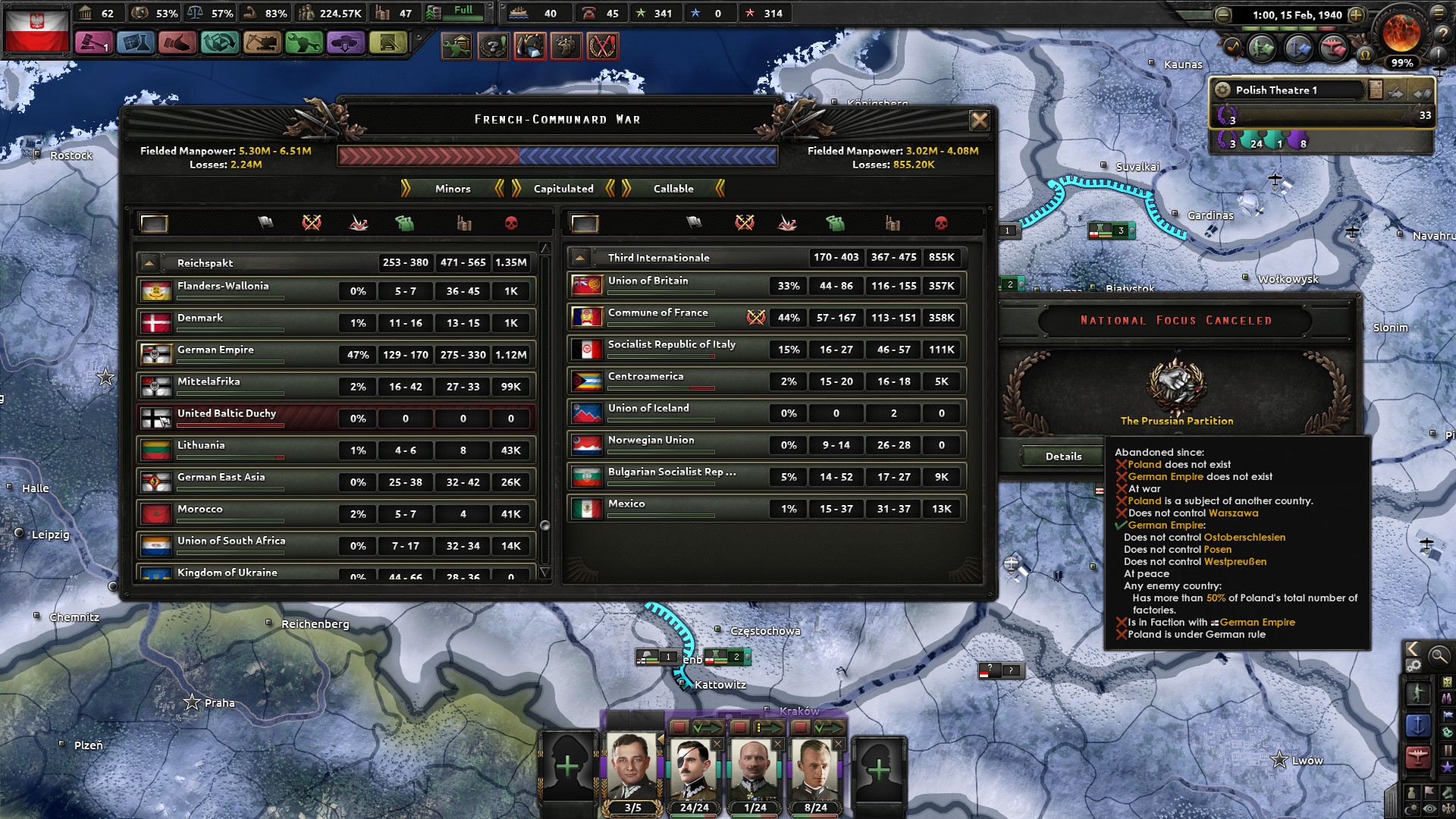 POL - The Prussian Partition Randomly Cancels/Unavailable Then Isn't ...