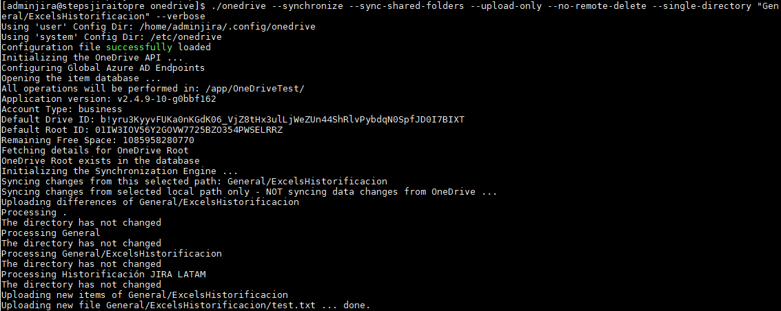 Can't download from Business Shared Folder when using --download-only & --single-directory ...