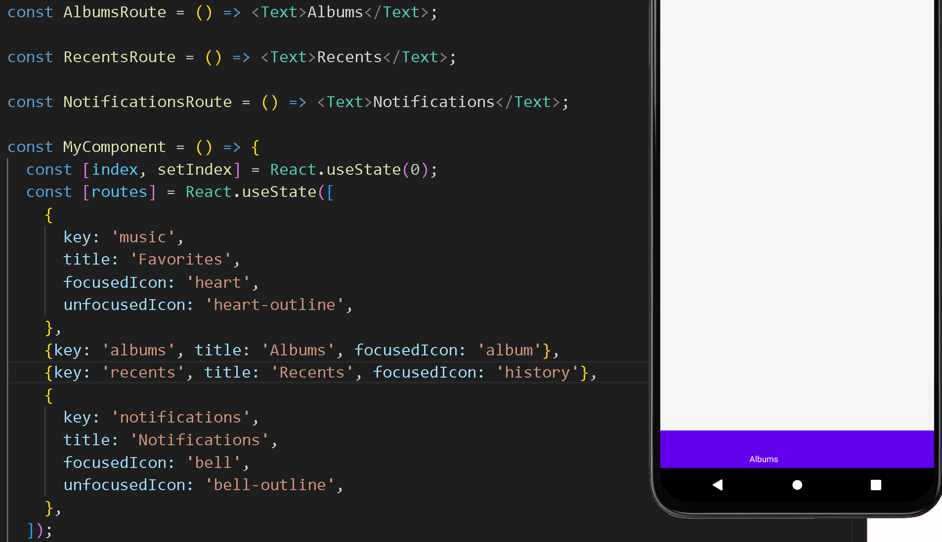 Bottomnavigation The Example For Bottomnavigation Icon Is Not Show · Issue 3299 2574