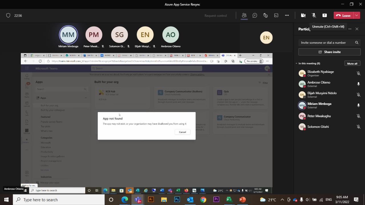 COMMUNICATOR APP ERROR (Messages on queue & User App nor installing for users) · Issue #672 ...