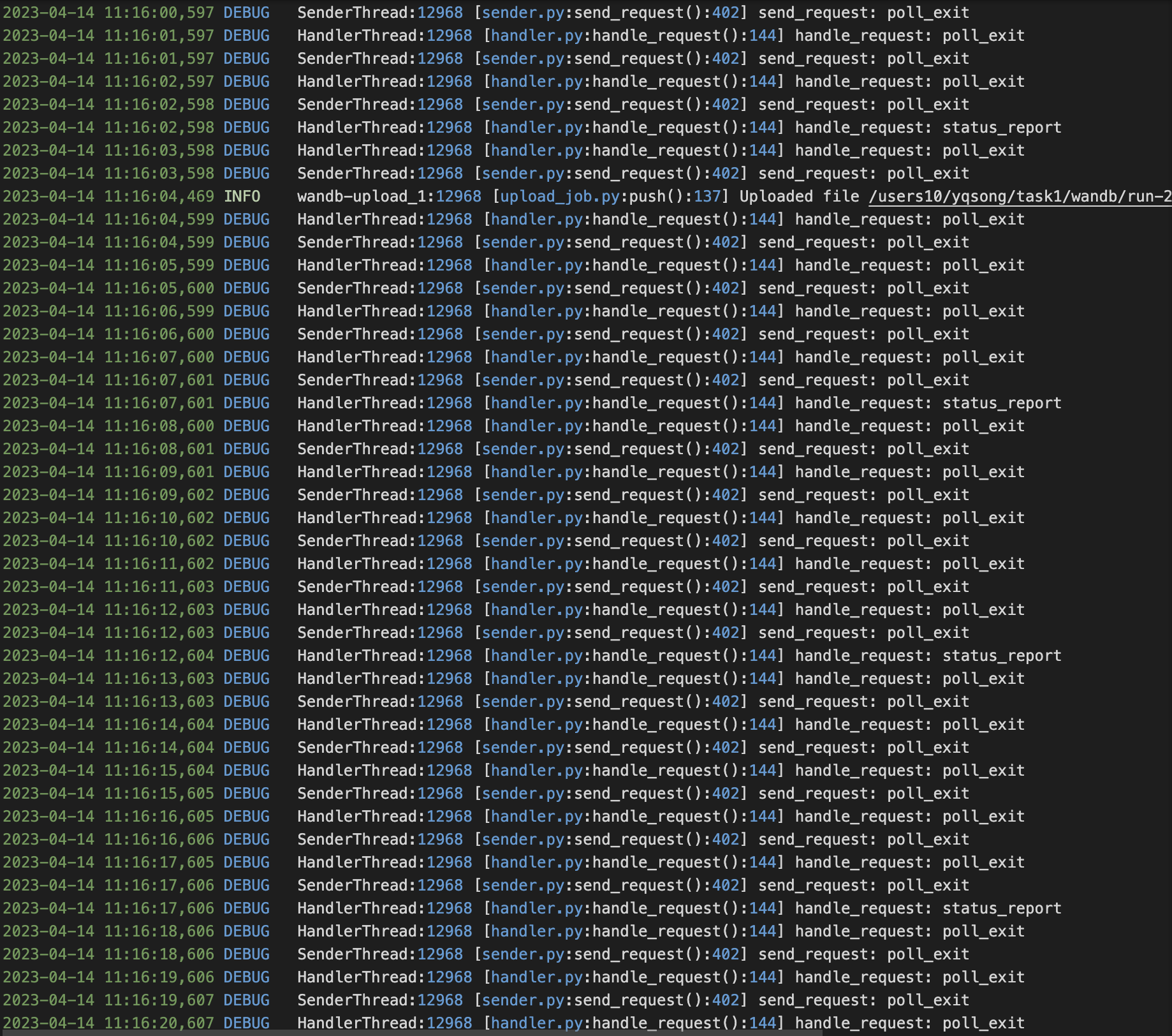 [cli] Wandb Finish Stuck When Uploaded All Data · Issue 4929 · Wandb Wandb · Github