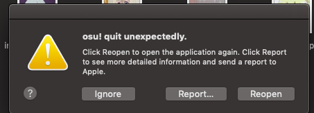 Osu quits 'unexpectedly' on startup · Issue #7984 · ppy/osu · GitHub
