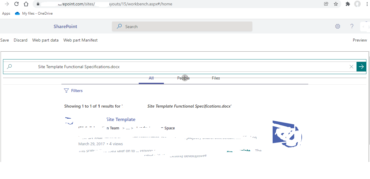 OneDrive results not appearing in Search Results · Issue #1607 ...