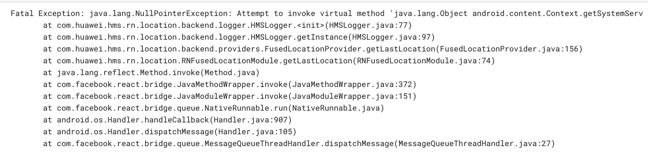 com.huawei.hms.rn.location.backend.logger.HMSLogger. · Issue #81 · HMS-Core/hms-react-native ...