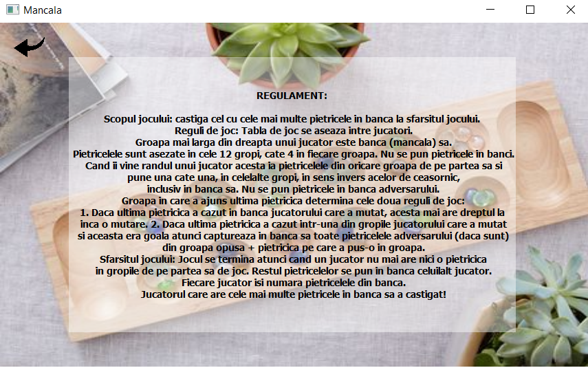 GitHub - andreear7/proiectPython: GAME OF MANCALA/OWARE