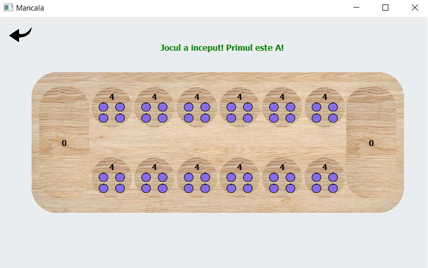 GitHub - andreear7/proiectPython: GAME OF MANCALA/OWARE