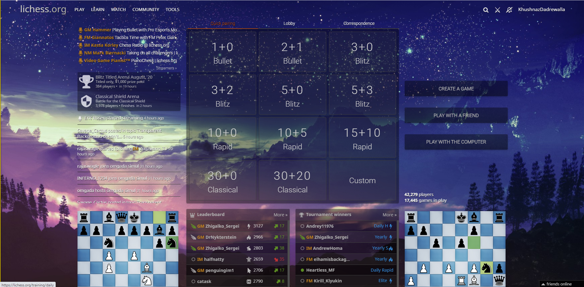 Transparent Background doesn't work on the "Puzzle" Page on Lichess ...