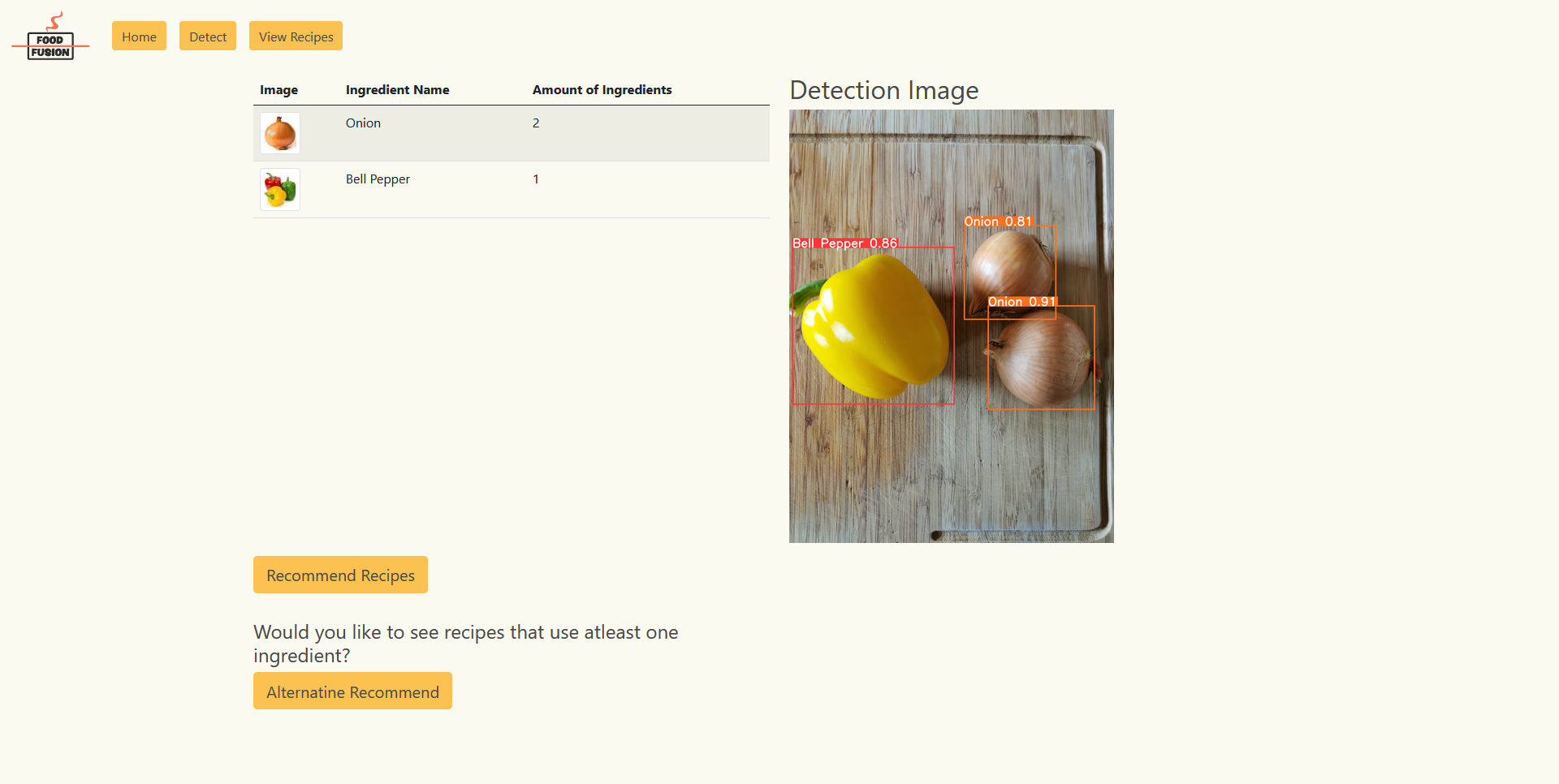 GitHub - jpawluczuk/FoodFusion: Object-detection-based web application for recipe ...