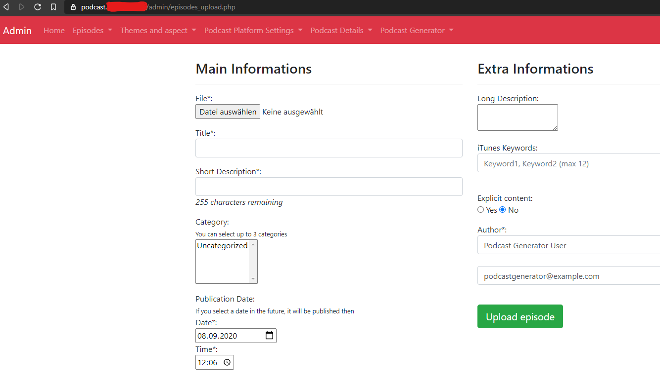 Theme Css Not Loading · Issue 324 · Podcastgeneratorpodcastgenerator · Github