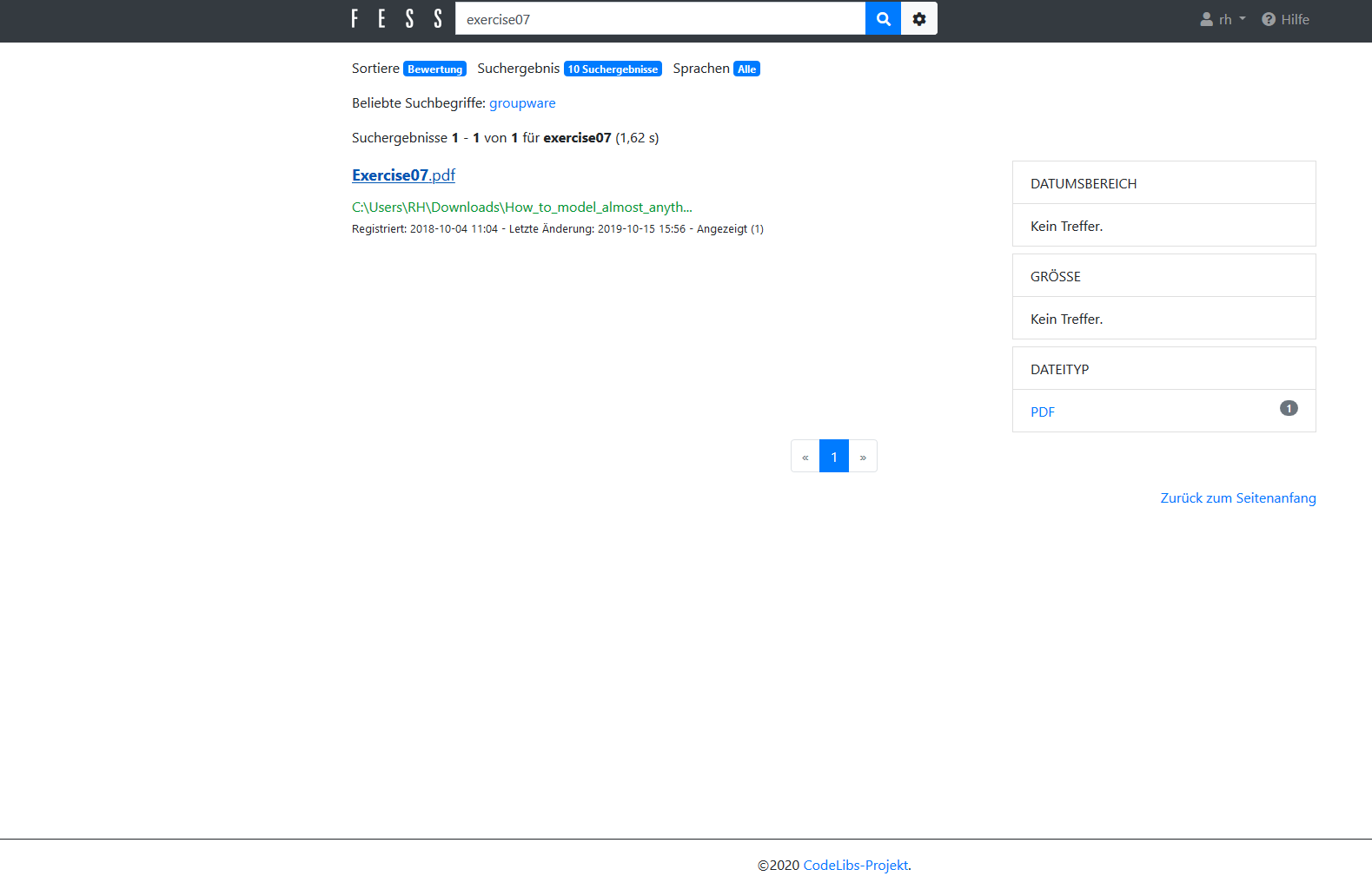 How to open url from local file (from local disk) directly under fess and not from fileserver ...