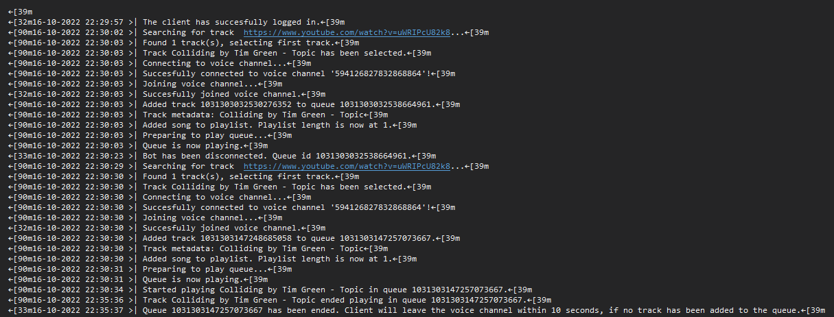 Track does not play immediately when added to the queue. · Issue #1405 · Androz2091/discord ...