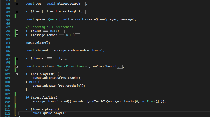 Track does not play immediately when added to the queue. · Issue #1405 · Androz2091/discord ...