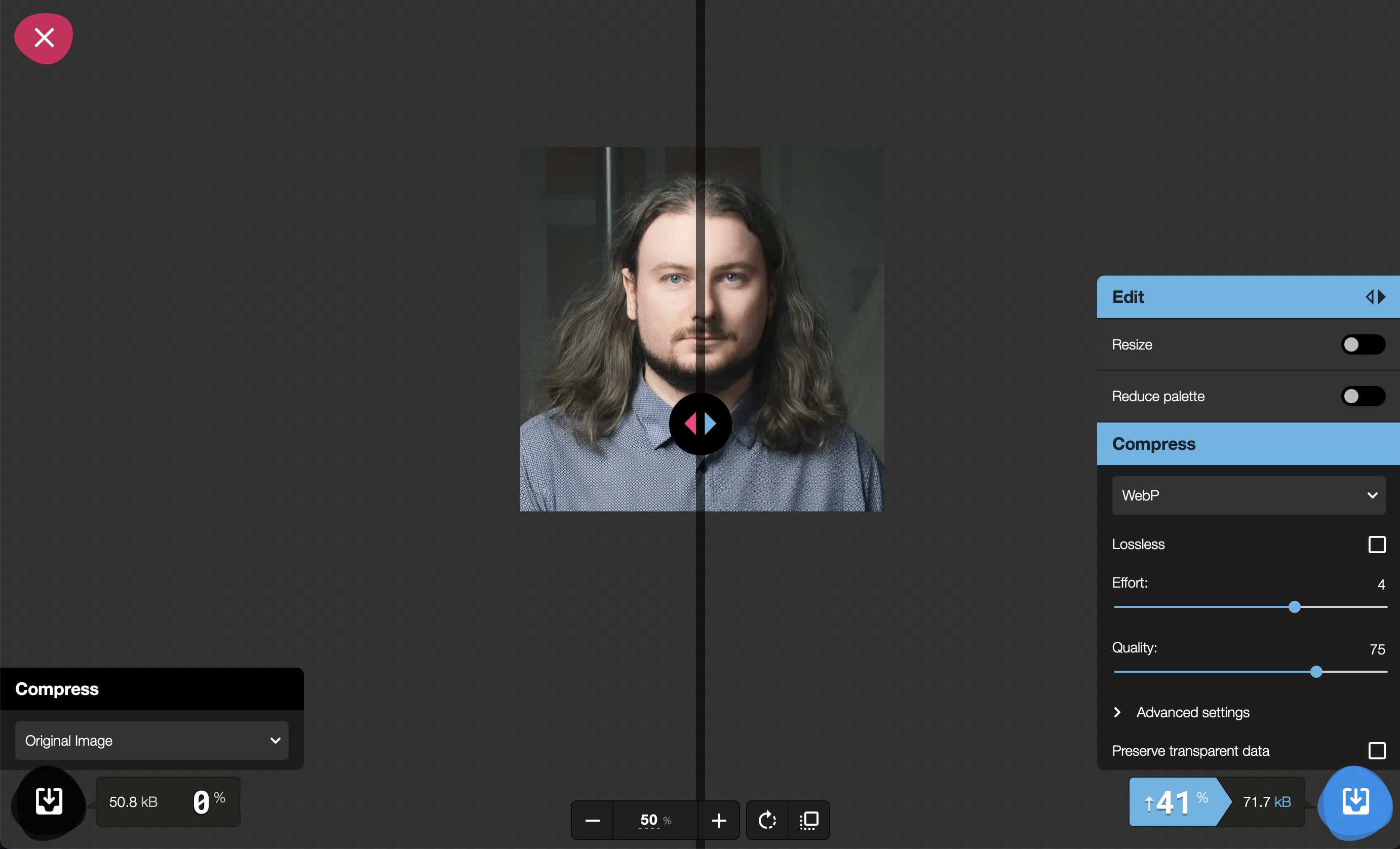 Image resize adds artifacts with WebP and Safari TP · Issue #1336 · GoogleChromeLabs/squoosh ...