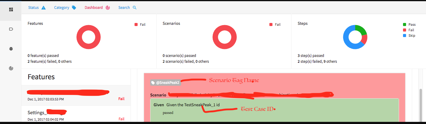 Display source tag names in Spark report for each Scenario and not only for each Feature · Issue ...