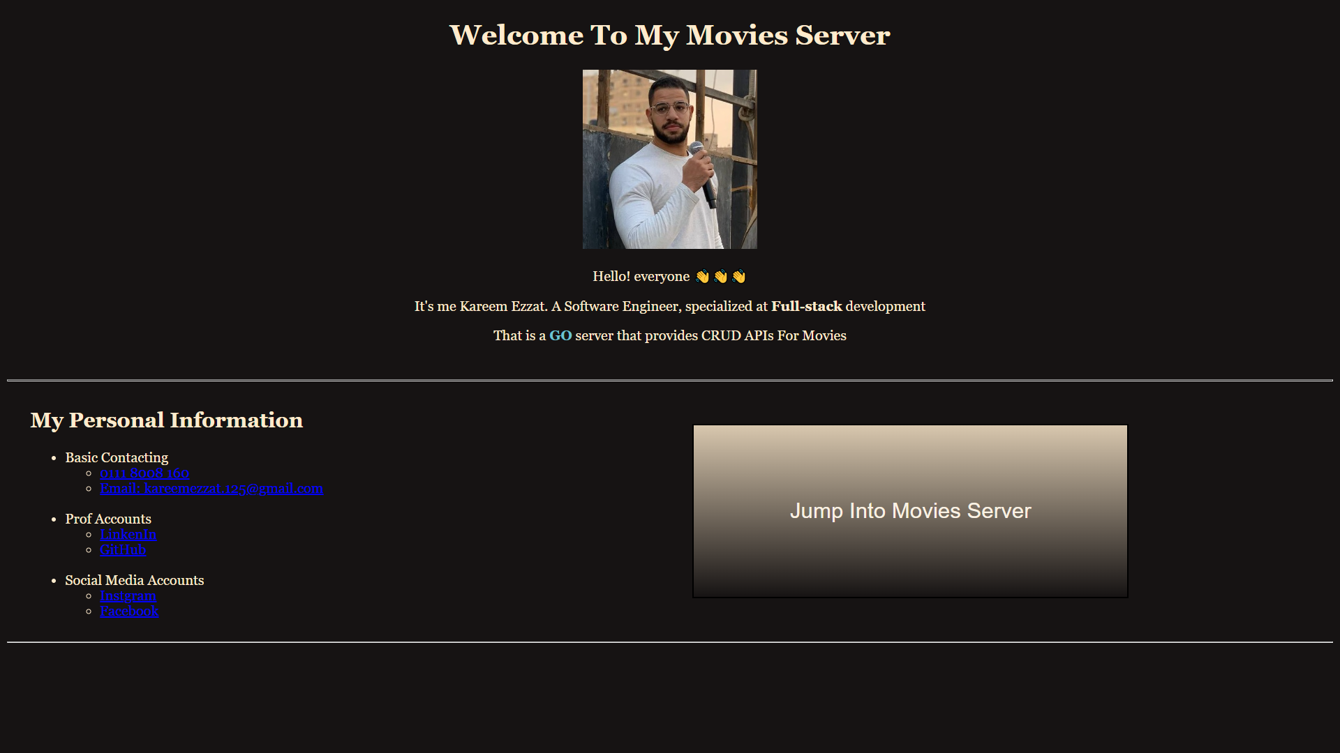 GitHub - KareemE125/GO_CRUD_MOVIES-API: That projects implements a Go server that provides ...