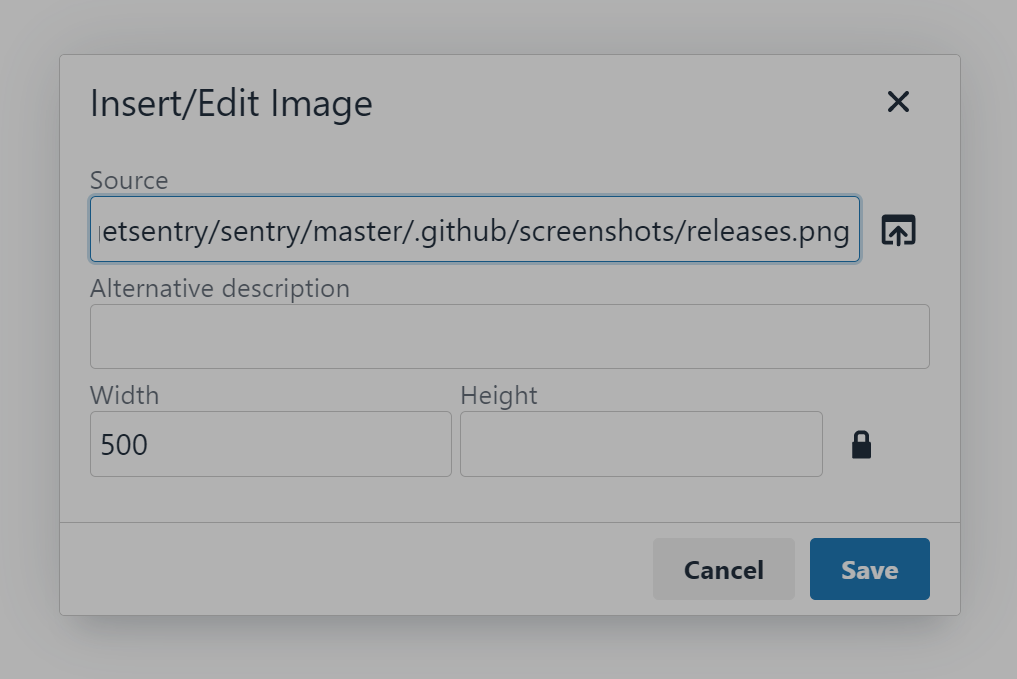 Save "Insert/Edit Image" modal with keyboard input · Issue #4116 · BookStackApp/BookStack · GitHub
