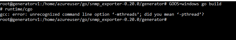 snmp exporter error generator GOOS=windows · Issue #776 · prometheus/snmp_exporter · GitHub