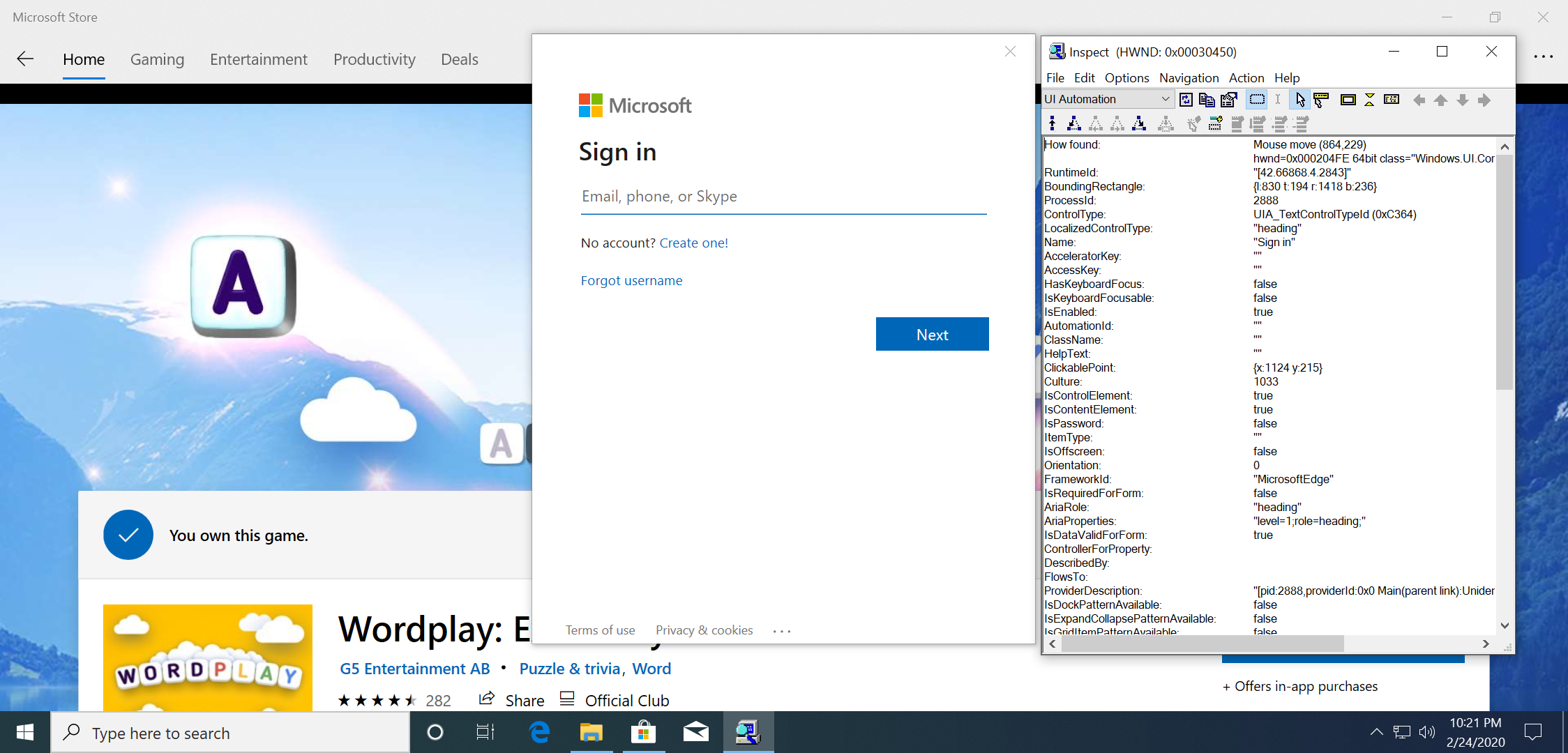 Error: An element could not be located on the page using the given search parameters. · Issue ...