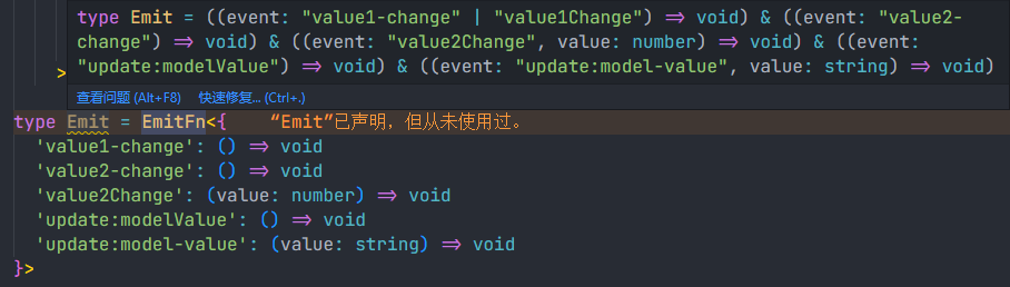 Missing typing for emmited event for generic components which define different casing style ...