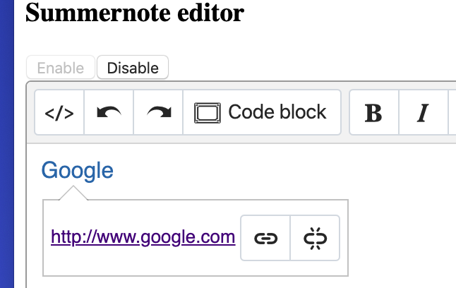 Link is not clickable inside ngx-summernote · Issue #81 · lula/ngx-summernote · GitHub