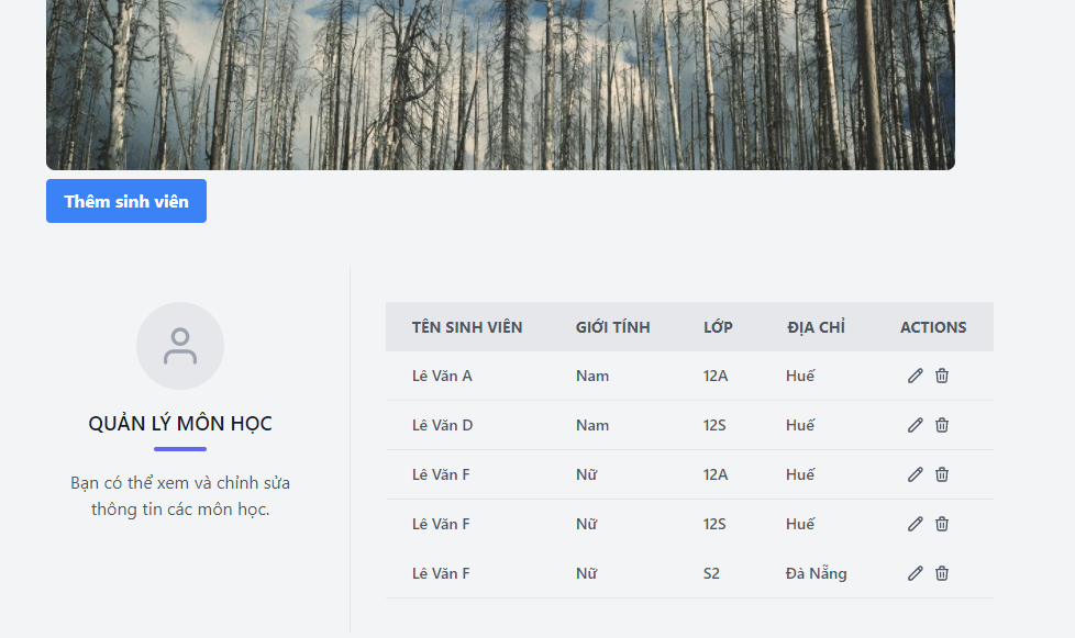 GitHub - minhvinhho/project_students: project crud students, teacher,...
