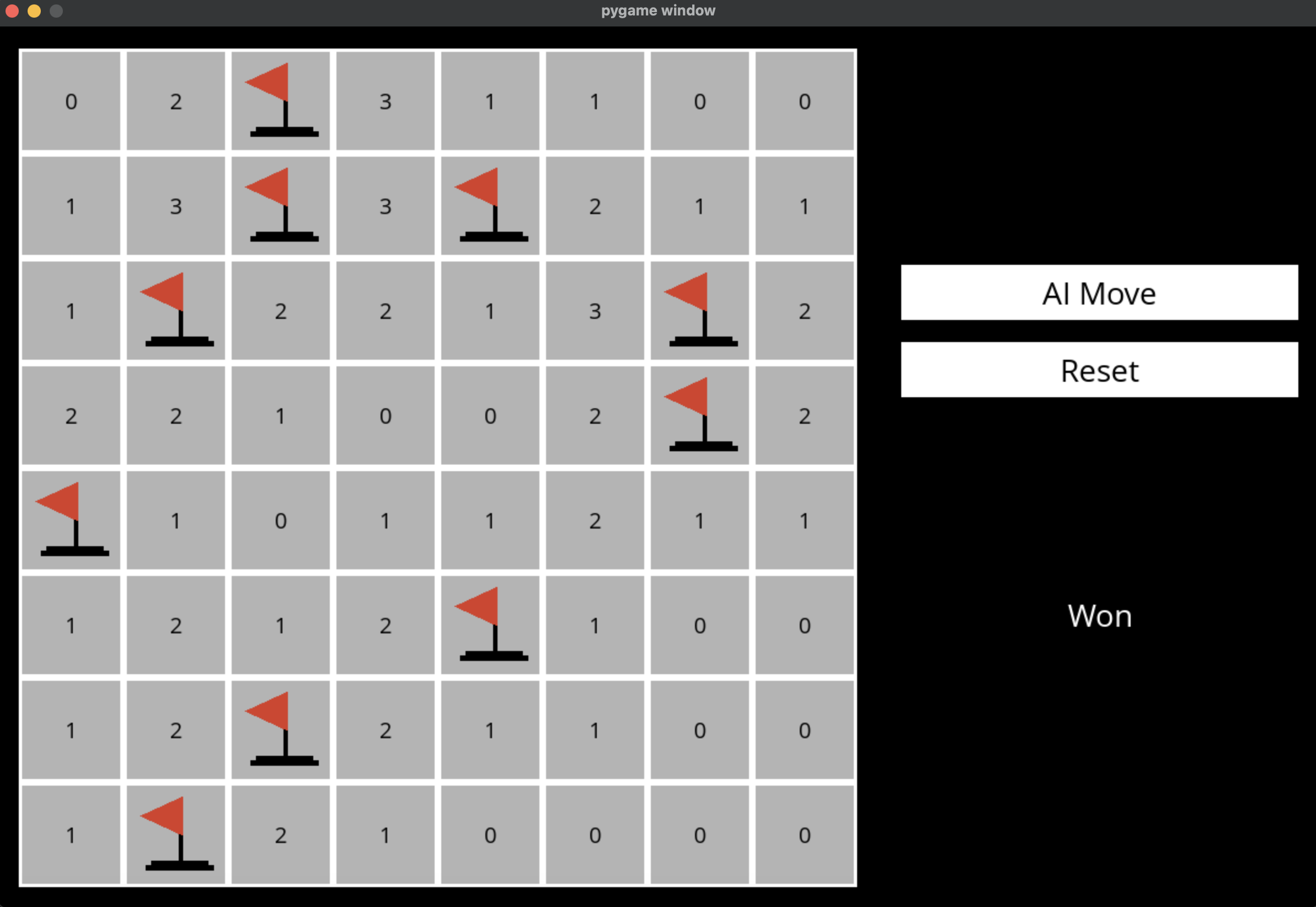 Github Garethwilliams90ai Minesweeper An Artificial Intelligence That Plays Minesweeper