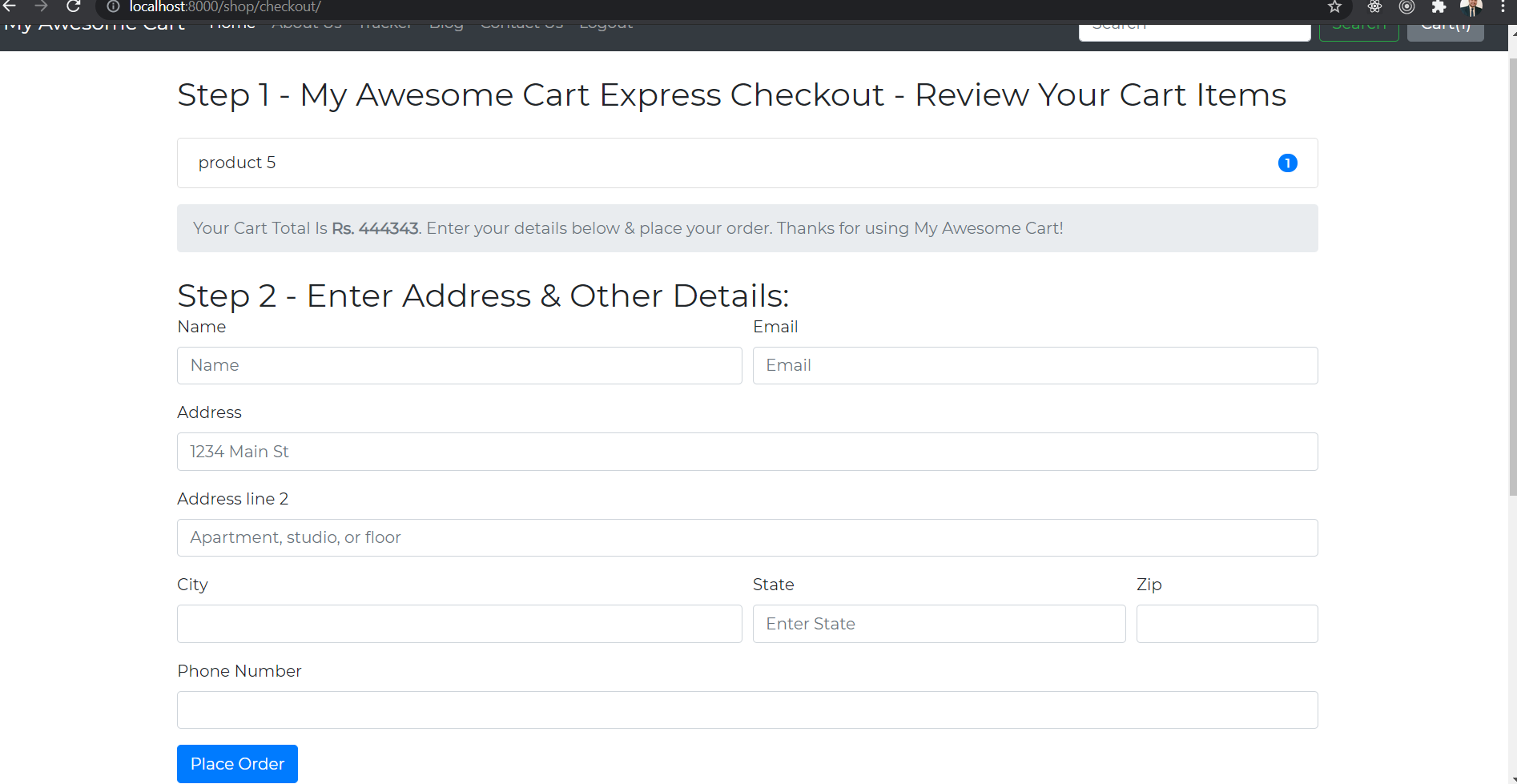 GitHub - bpmaurya/ecom-website