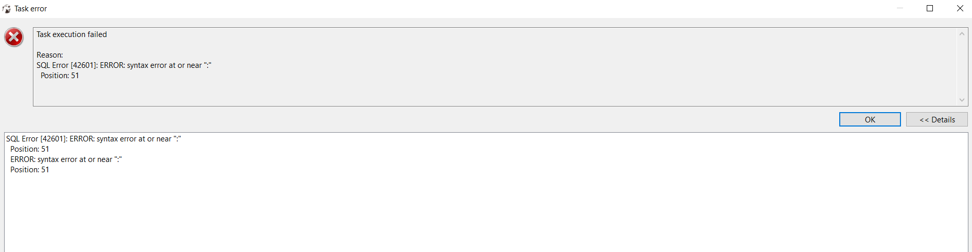 Export data error for queries Using variable · Issue #7995 · dbeaver/dbeaver · GitHub