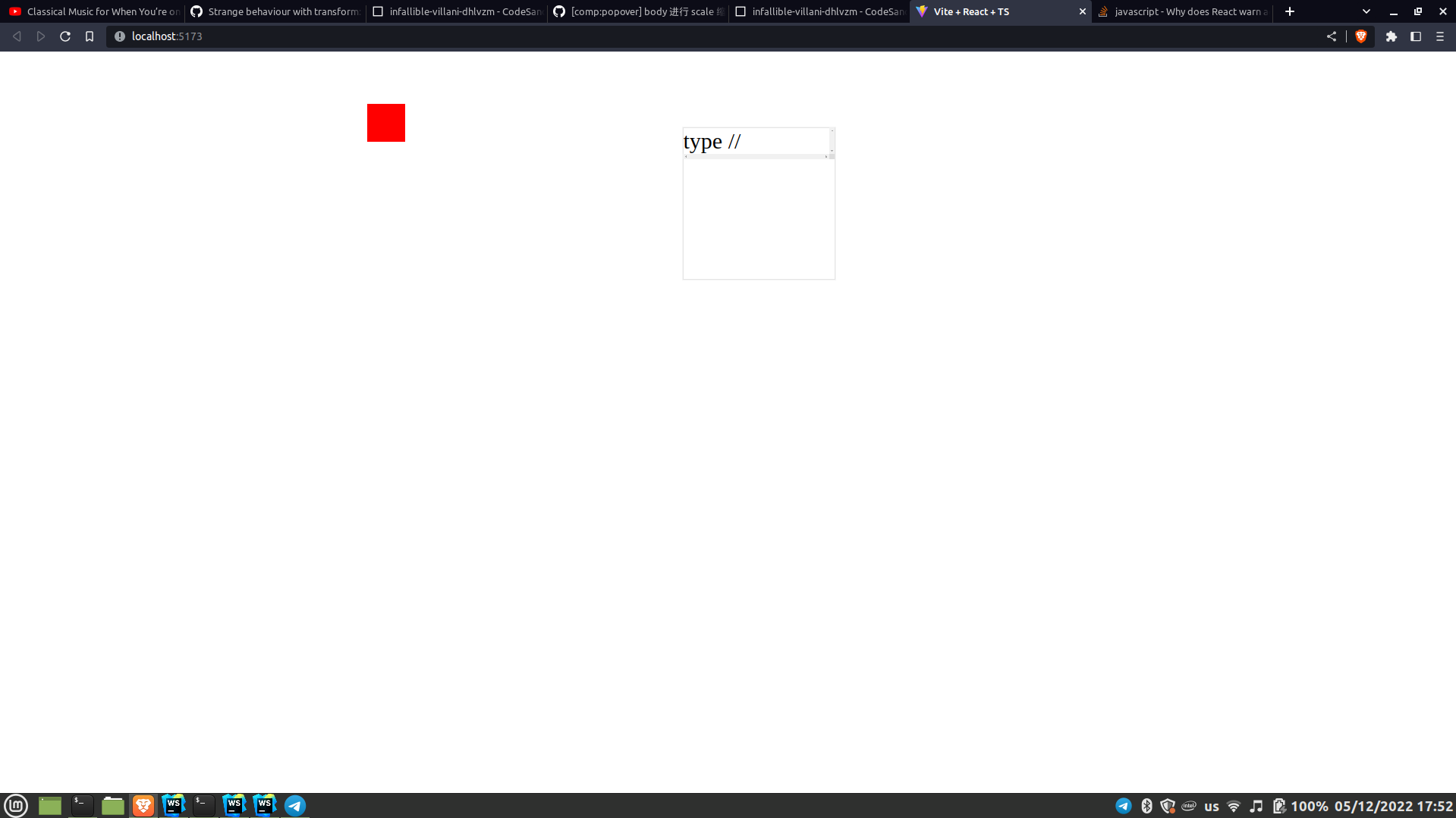 Strange behaviour with transform: scale(...) · Issue #2003 · floating-ui/floating-ui · GitHub
