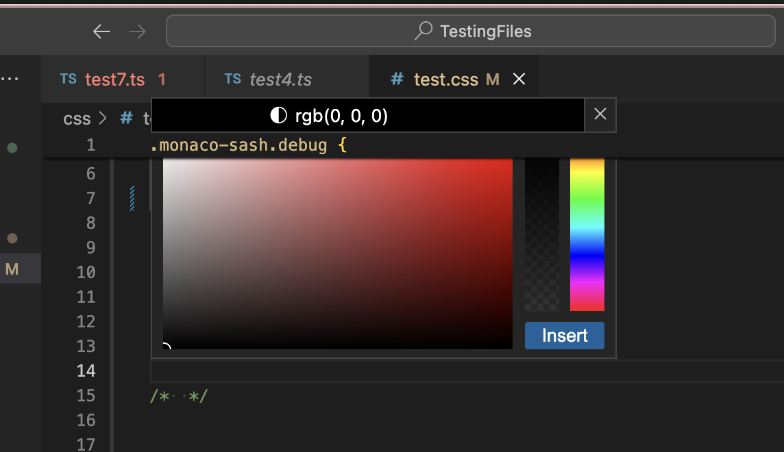 [Bug]: standalone color picker overlaps incorrectly with sticky scroll · Issue #188777 ...
