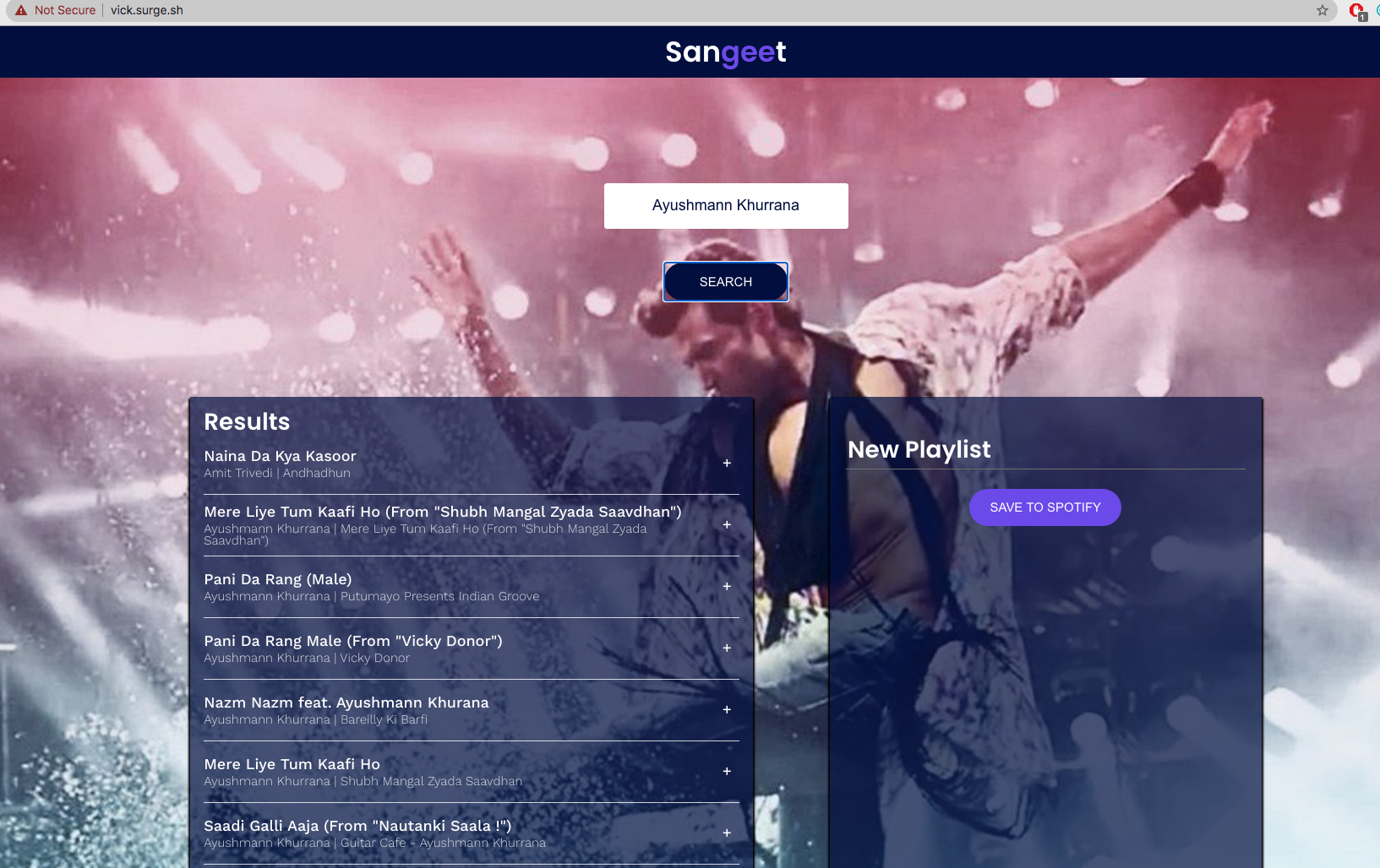 GitHub - vivek92-tech/Sangeet-A-React-web-app-with-Spotifi-API ...