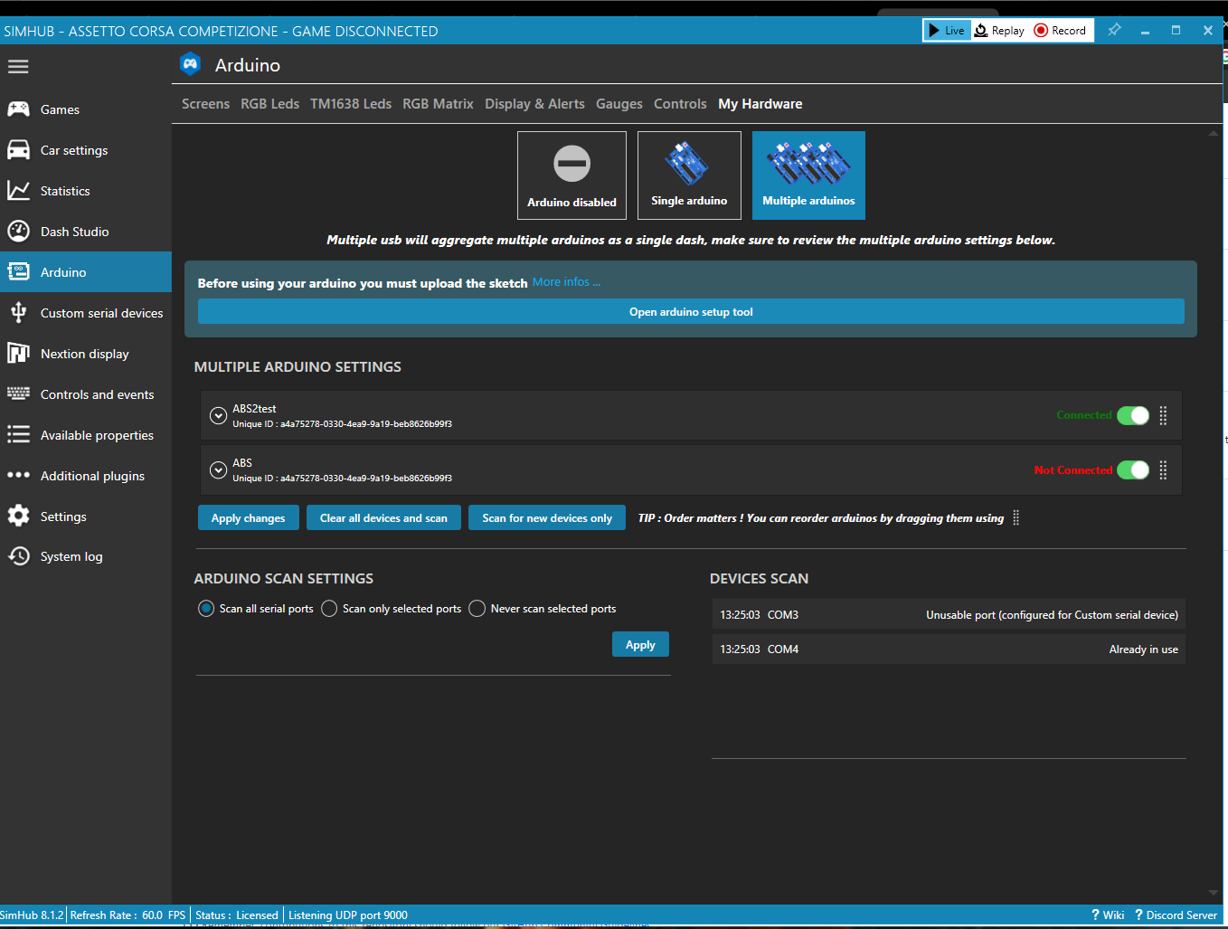 CUSTOM SERIAL DEVICE Arduino UNO or NANO old bootL is not responding ...