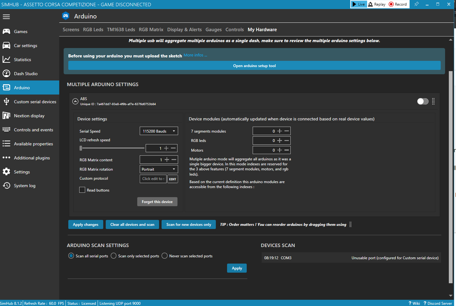 CUSTOM SERIAL DEVICE Arduino UNO or NANO old bootL is not responding · Issue #1170 · SHWotever ...