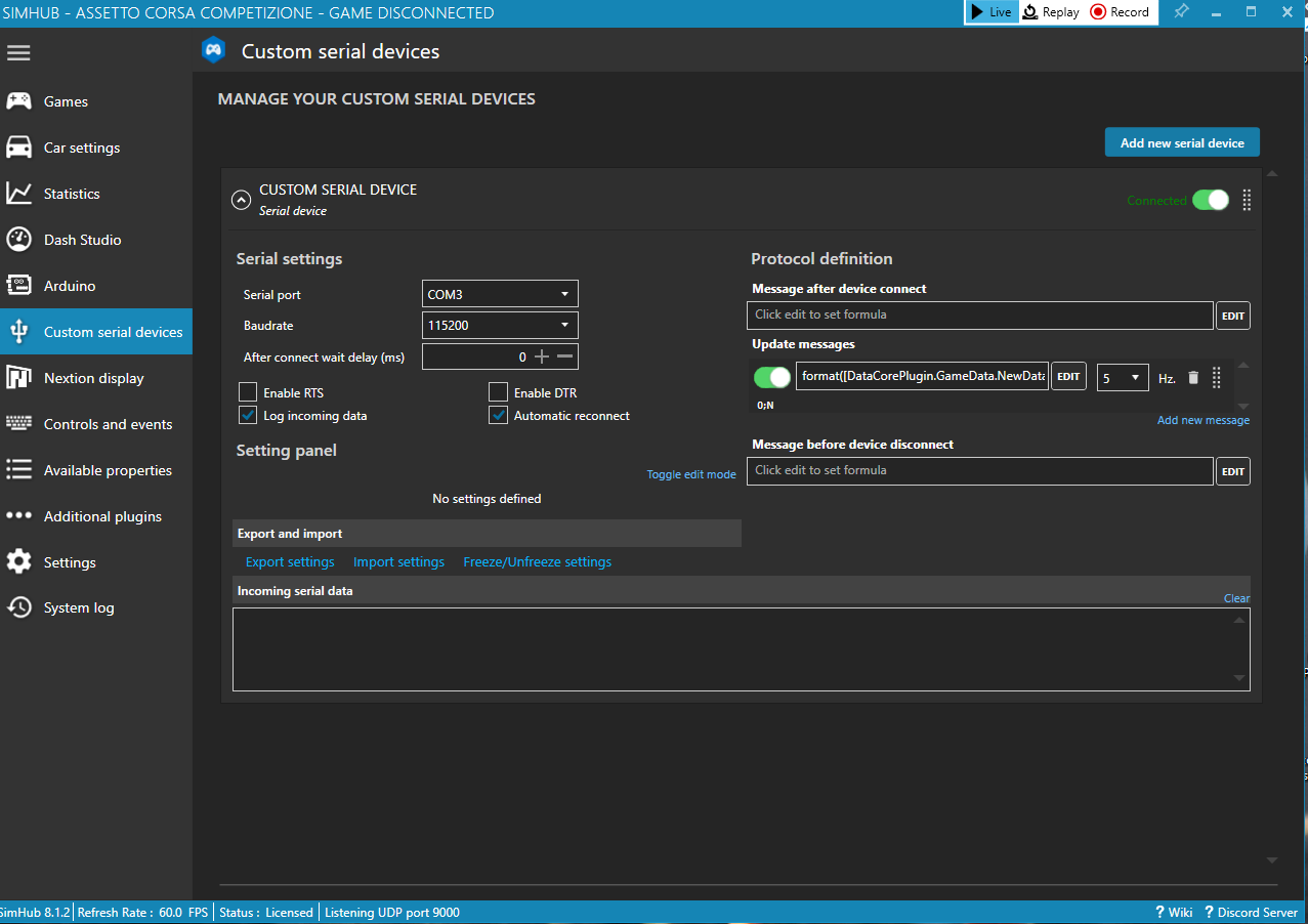 CUSTOM SERIAL DEVICE Arduino UNO or NANO old bootL is not responding · Issue #1170 · SHWotever ...