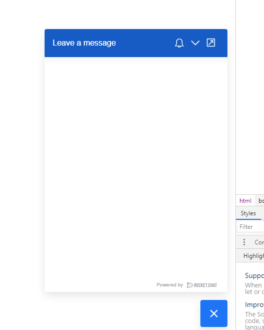 Live Chat Feature not updating · Issue #17179 · RocketChat/Rocket.Chat ...