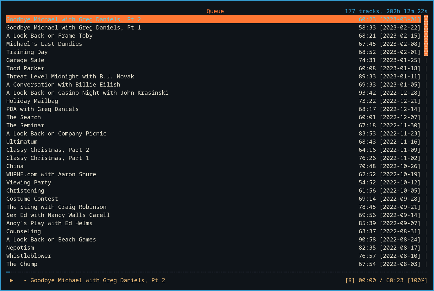 Queue all episodes of a podcast · Issue #1077 · hrkfdn/ncspot · GitHub