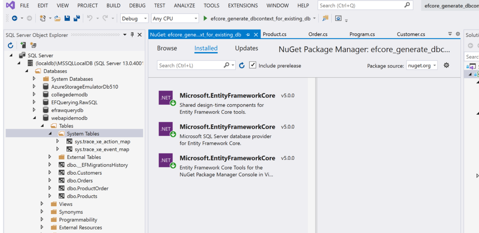 Github Maheshk Msft Efcore Generate Dbcontext For Existing Db Efcore Generate Dbcontext From