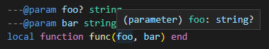 Inconsistent "question mark" sign placement with optional parameters · Issue #2029 · LuaLS/lua ...