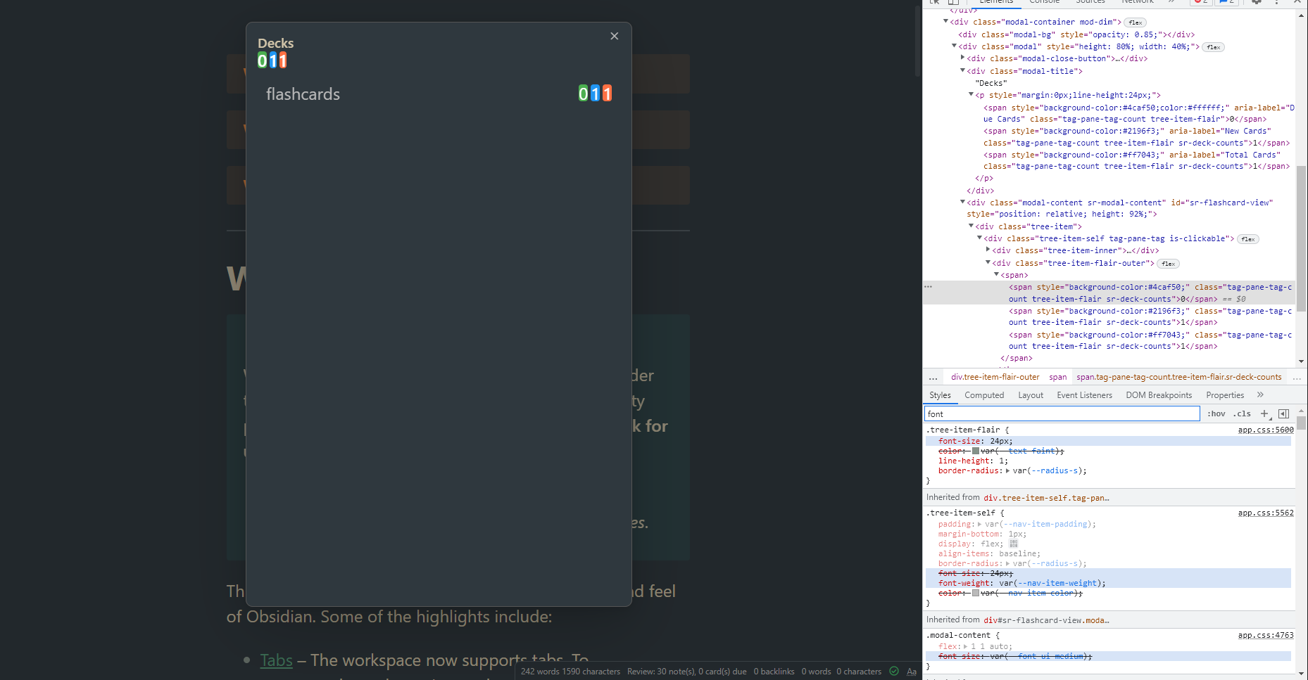 The font-size is much to small for studying and not adjustable[BUG] · Issue #497 · st3v3nmw ...