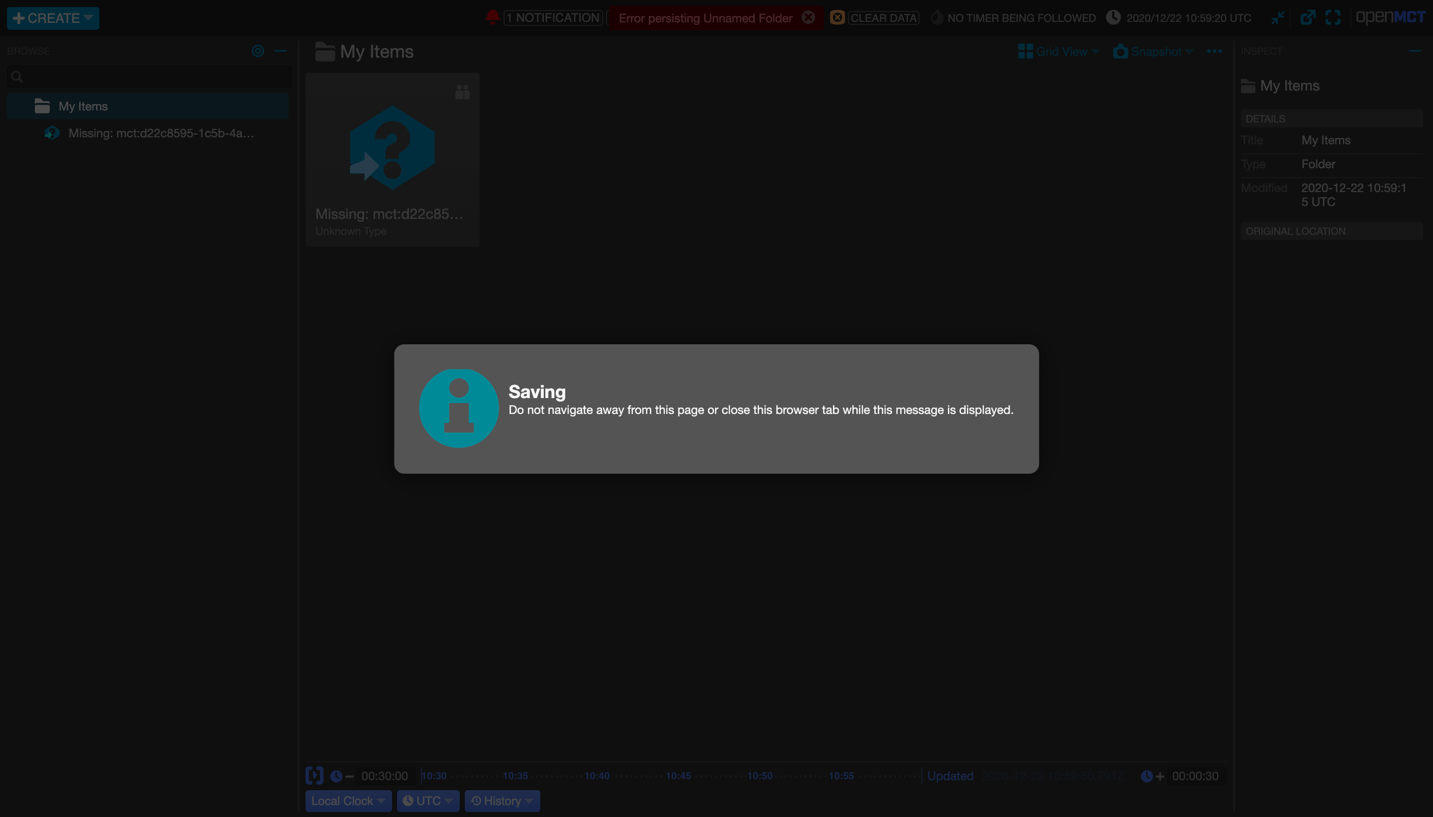 Problem with CouchDB. An error occurs while creating an object. · Issue #3615 · nasa/openmct ...