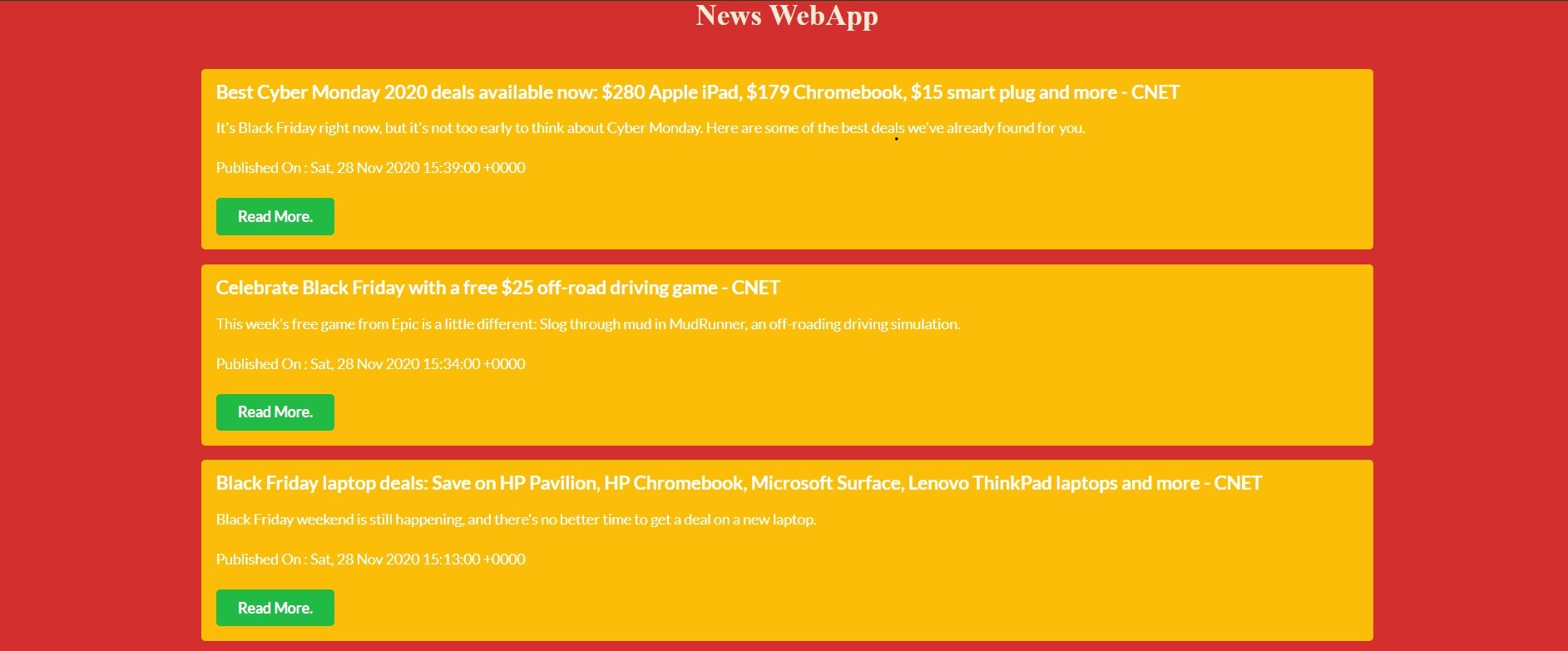 GitHub Prateek code 22 News WebApp A Web Application Which Uses