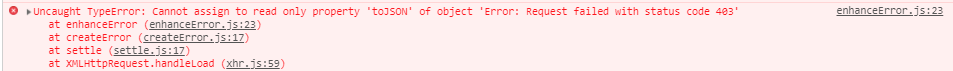 Typeerror Cannot Assign To Read Only Property Tojson Of Object Error · Issue 2288 · Axios