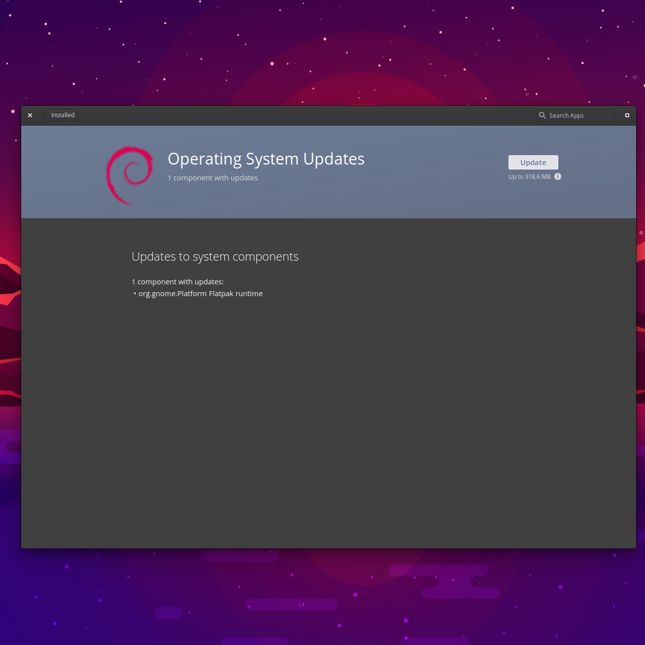 org.gnome.Platform Flatpak runtime won't update Eos 5.1 · Issue #1222 · elementary/appcenter ...