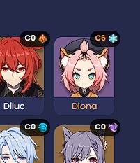 [Feature request] Highlight >=C6 Characters · Issue #297 · MadeBaruna/paimon-moe · GitHub