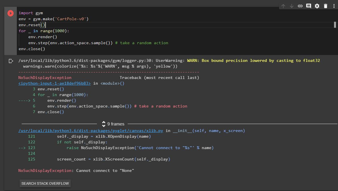 CartPole doesn't work · Issue #1824 · openai/gym · GitHub